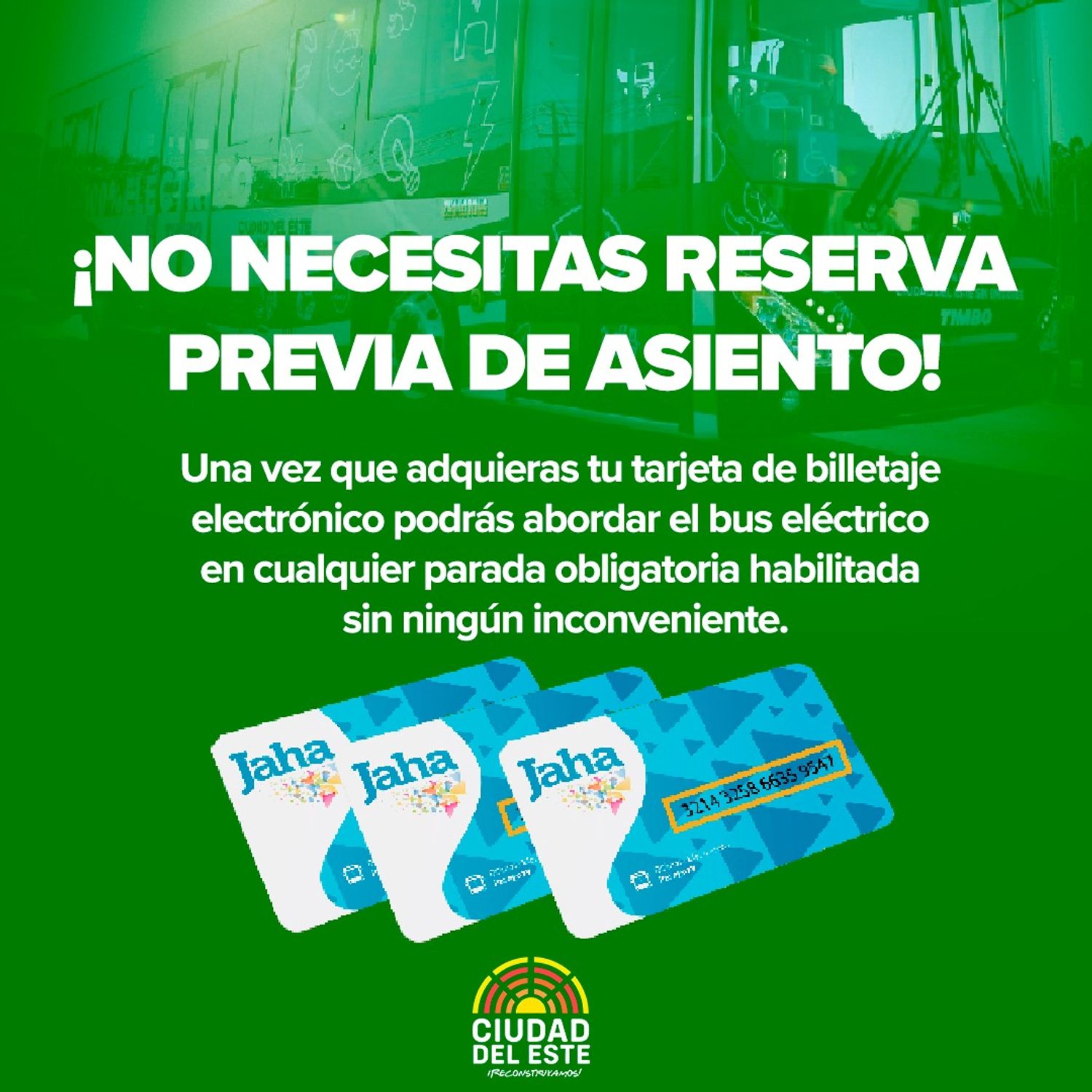 No necesitas reserva previa para abordar los buses eléctricos ...